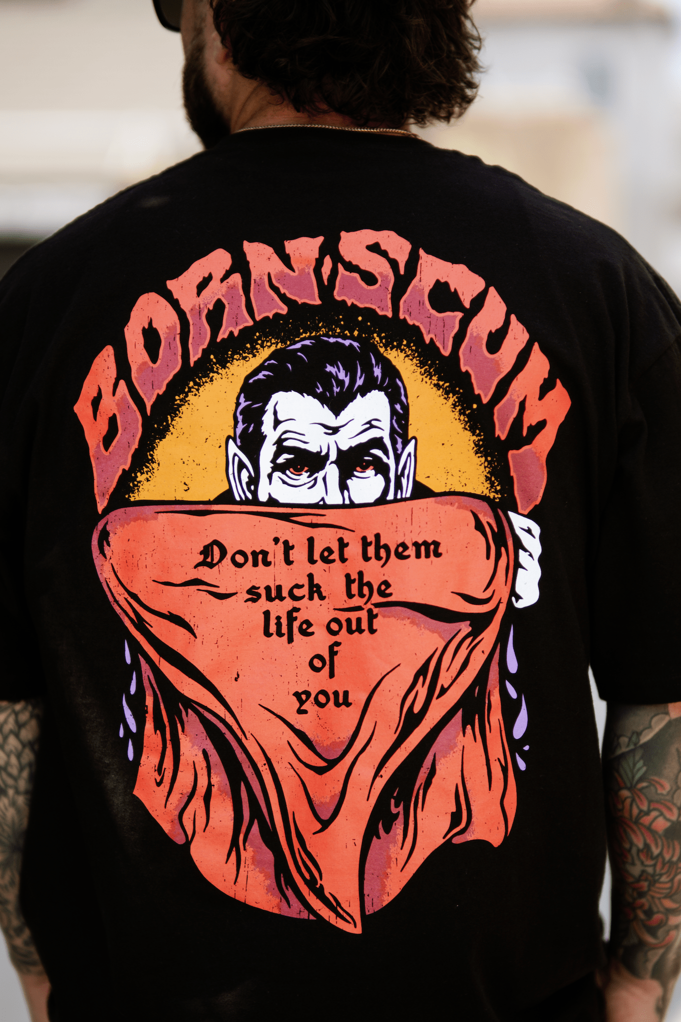 Bled Out Heavyweight Tee | USA Cotton – Born Scum – Born Scum