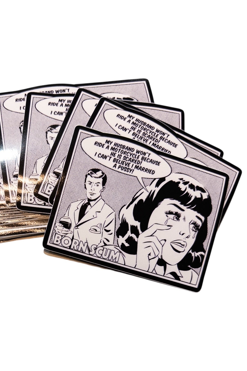 SCREW UP 4.5x4.7" STICKER | Born Scum – Born Scum