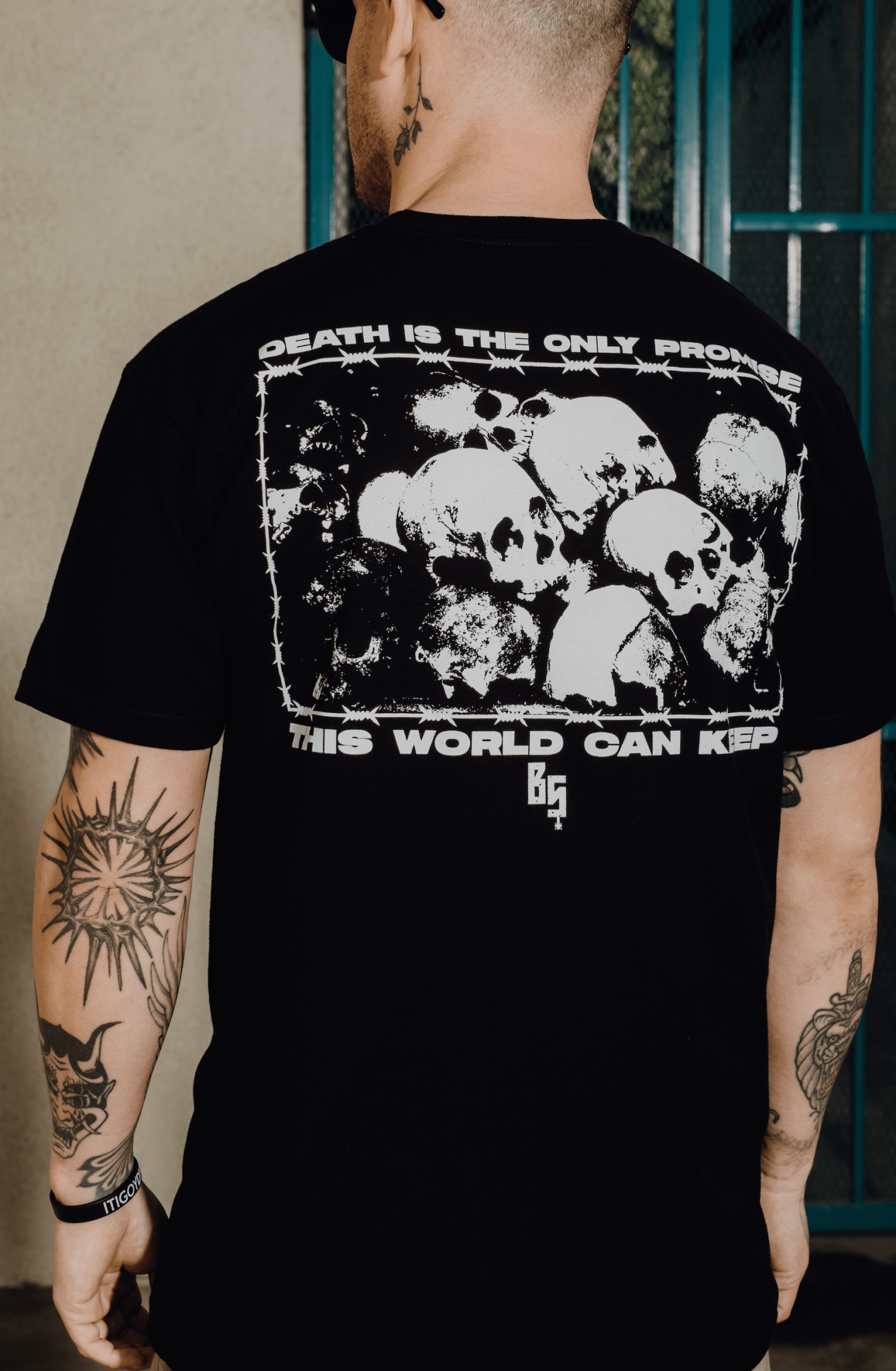 Death Promise T-Shirt - Long-Lasting Color – Born Scum