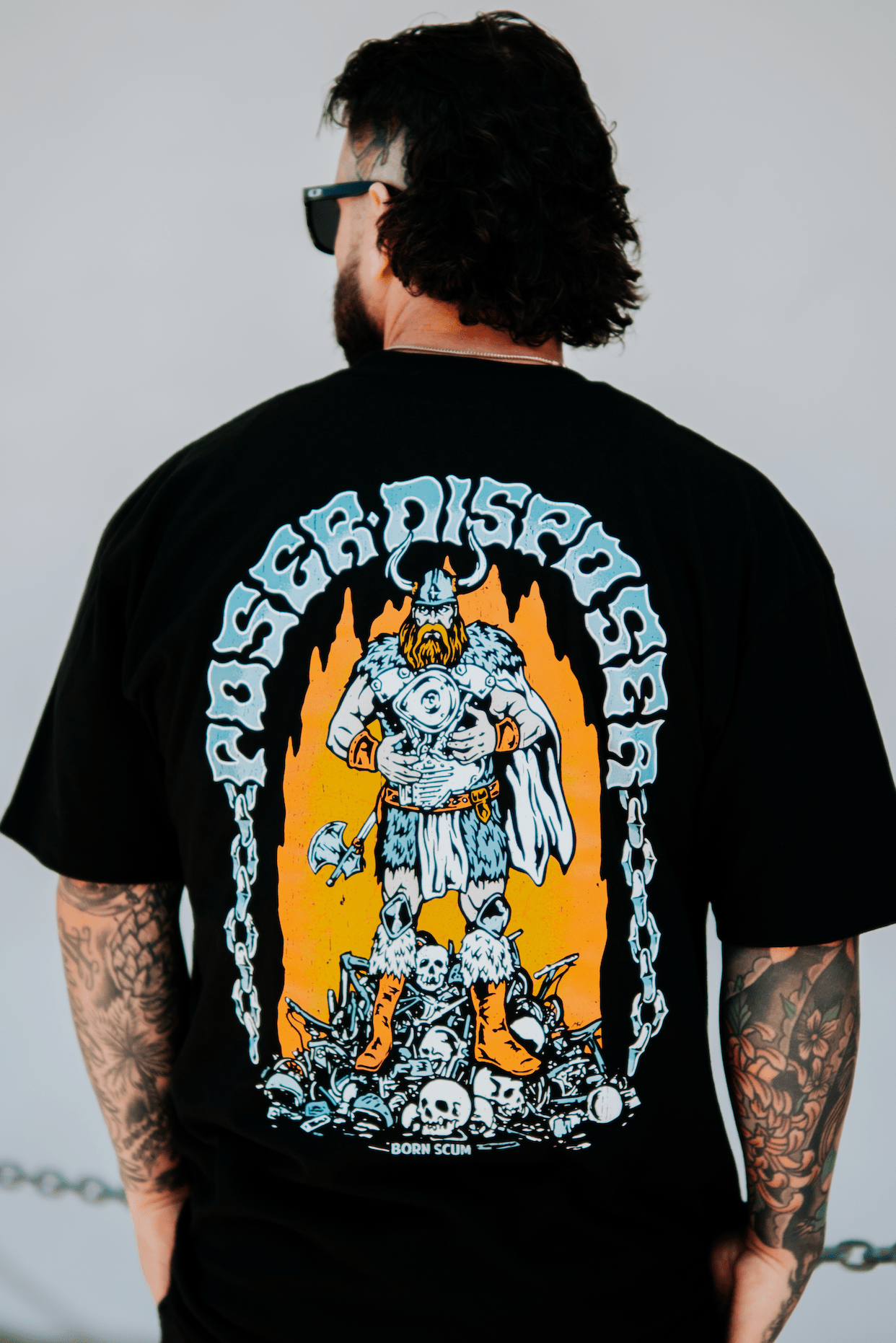 Poser Disposer Heavyweight Tee | USA Cotton – Born Scum – Born Scum