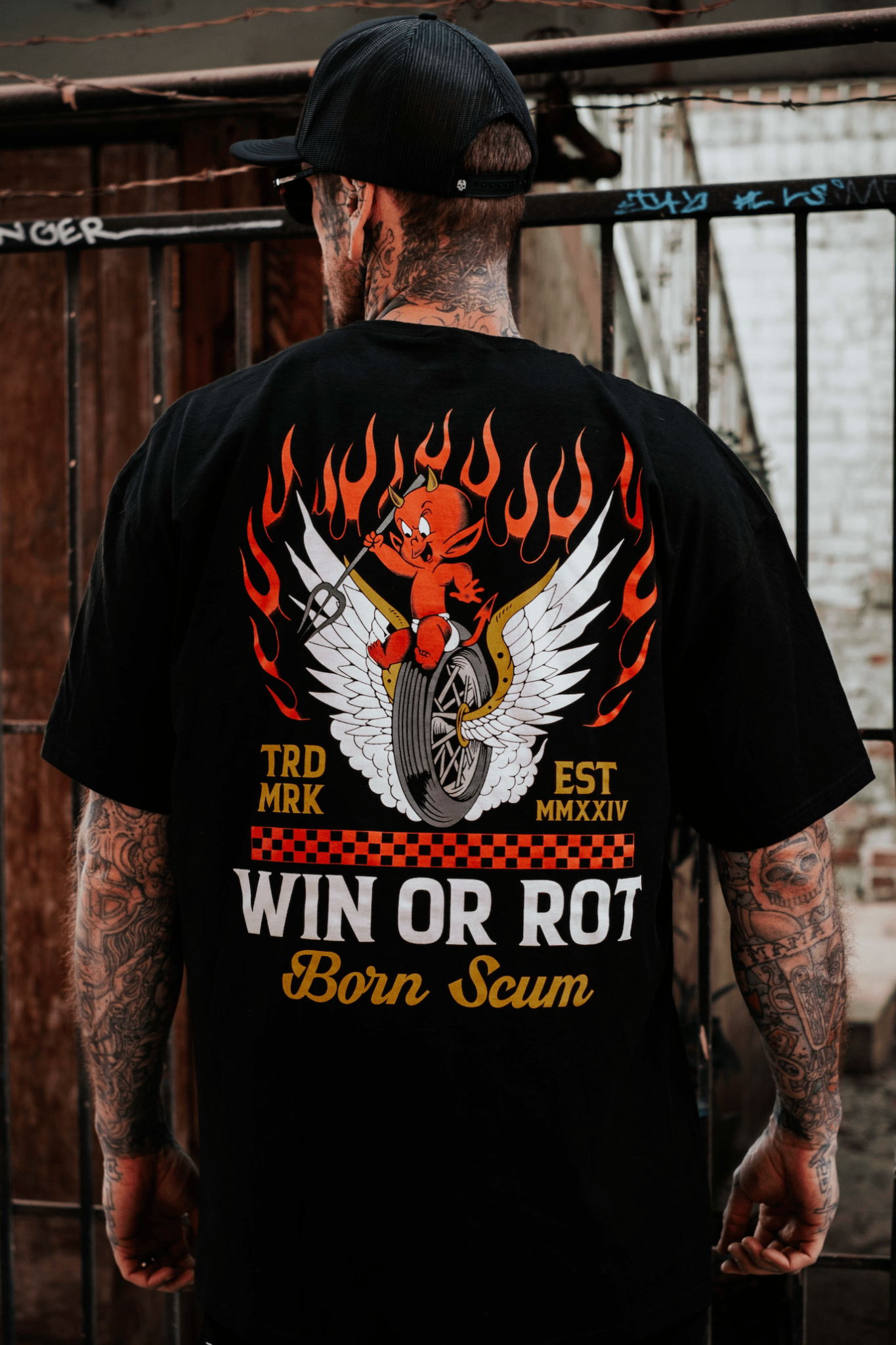 Victory Heavyweight Tee | USA Cotton – Born Scum – Born Scum