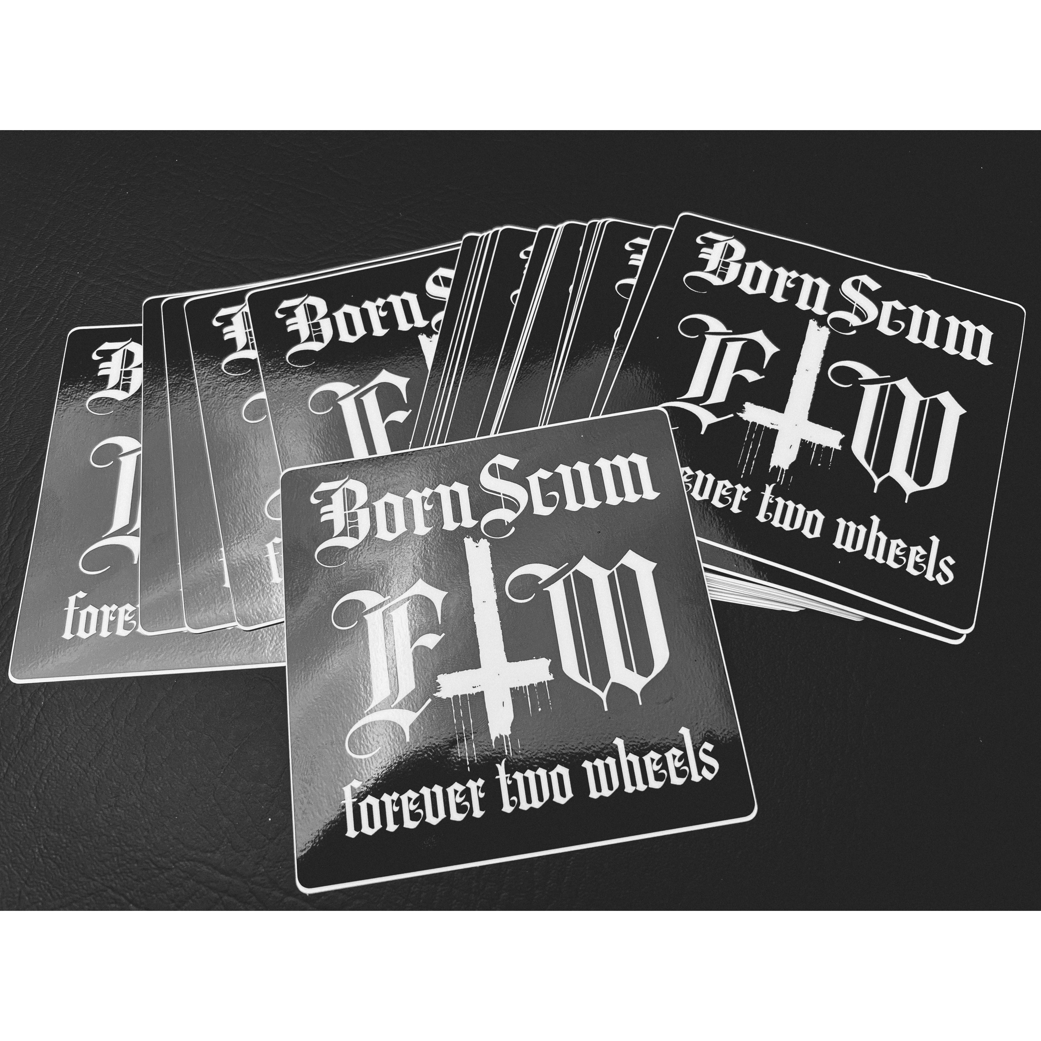 BORN TO LOSE 4.25" X 3.25" STICKER | Born Scum – Born Scum