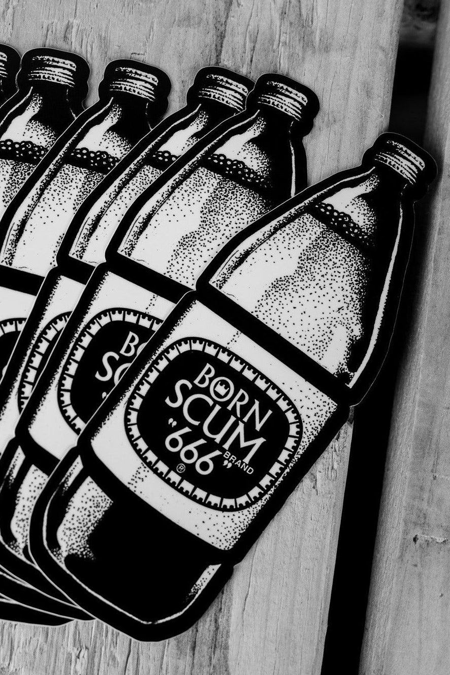 SCREW UP 4.5x4.7" STICKER | Born Scum – Born Scum