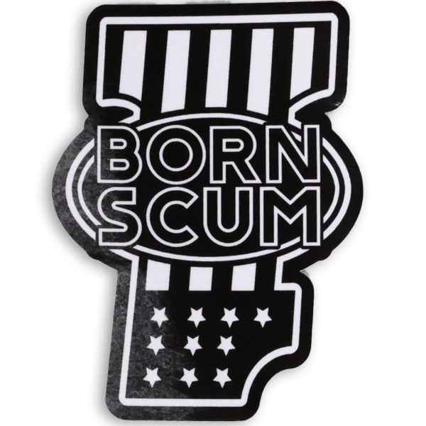 BORN TO LOSE 4.25" X 3.25" STICKER | Born Scum – Born Scum